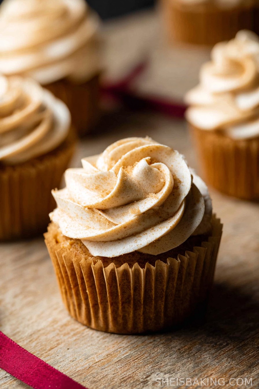 Easy Brown Sugar Cupcakes - Foodie Styling